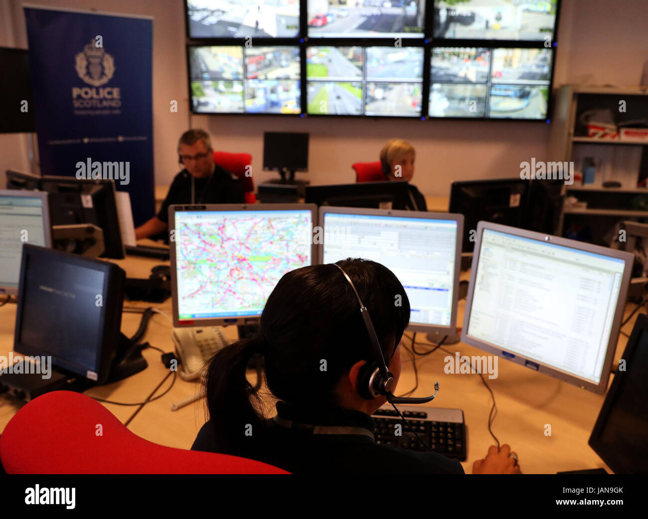 Event control room policing complex hi-res stock photography and images ...