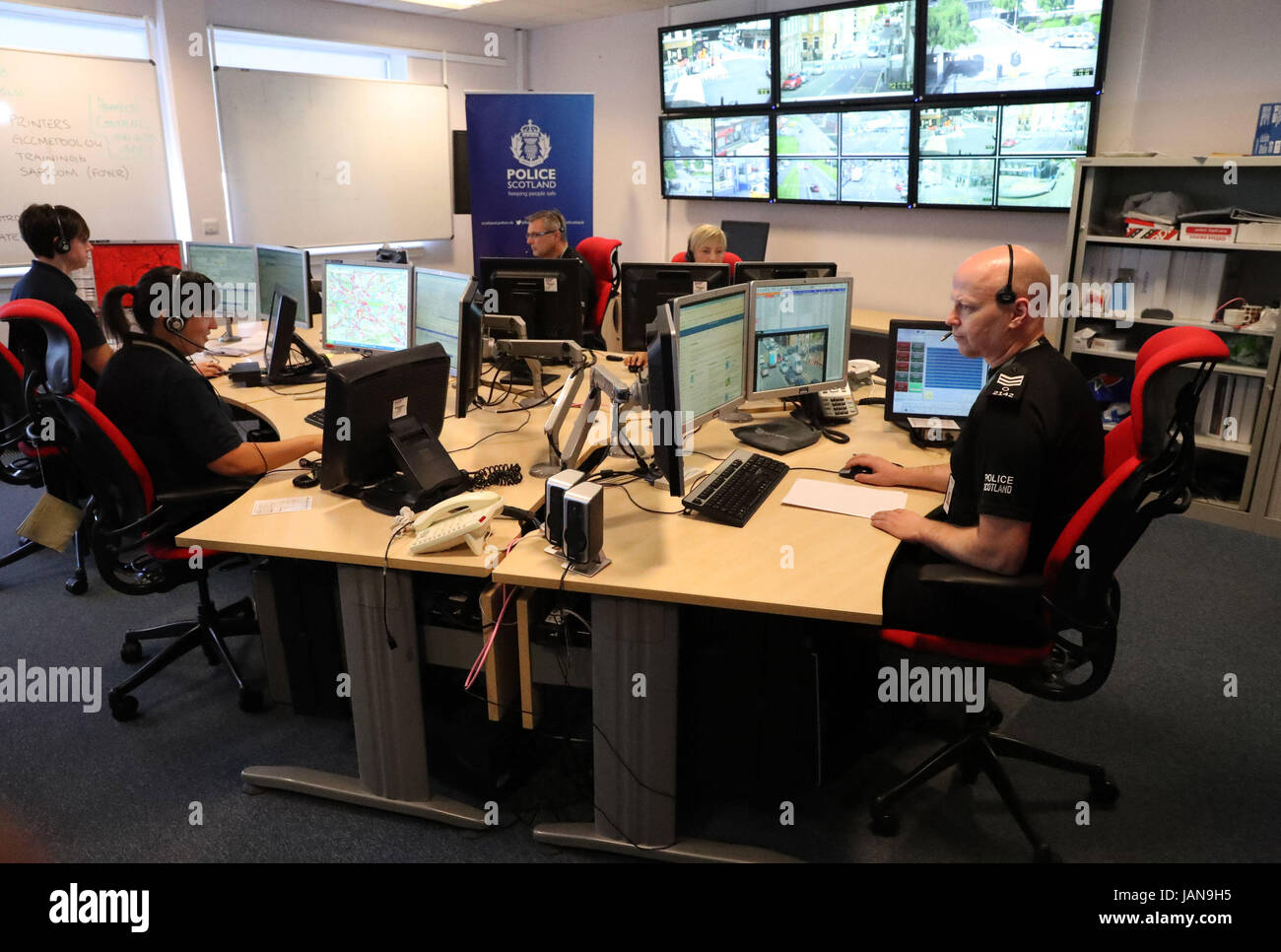 Event control room policing complex hi-res stock photography and images ...