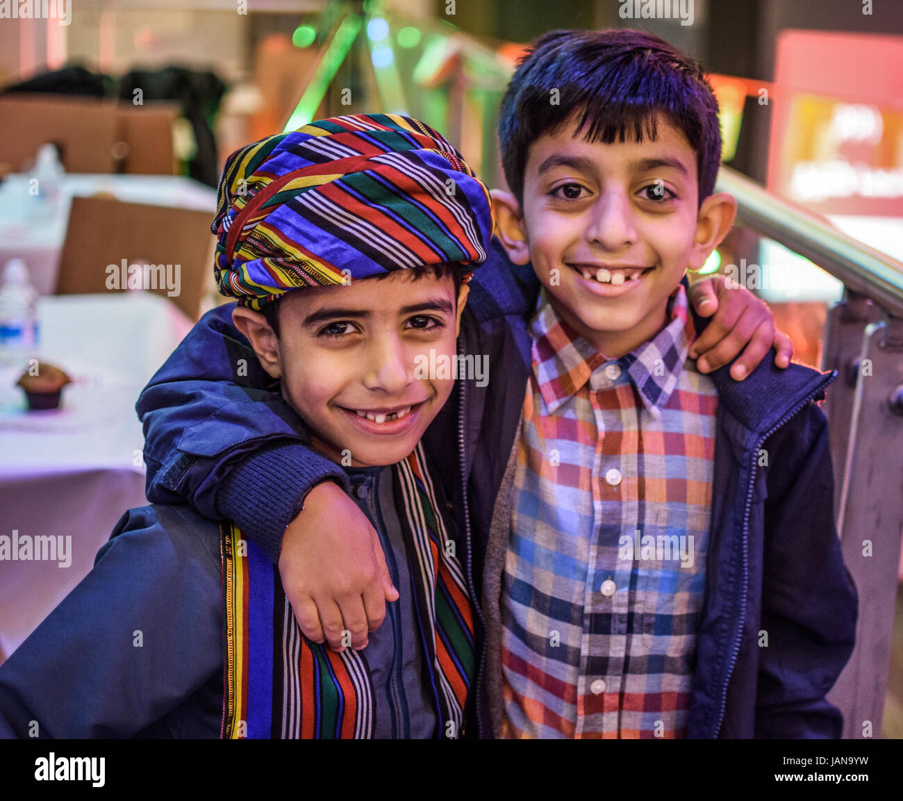 Oman children celebration hi-res stock photography and images - Alamy