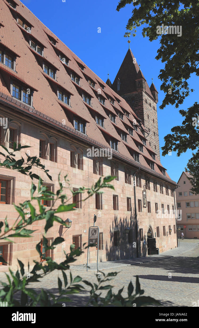 Nuremberg Castle, Nuremberg, Imperial Stables and Luginsland Tower ...