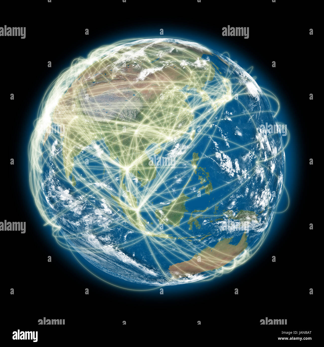 Global airline networks hi-res stock photography and images - Alamy