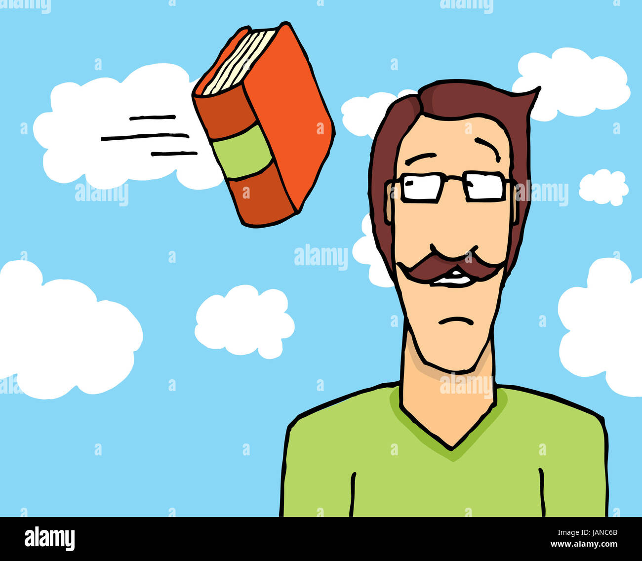 Throwing books hi-res stock photography and images - Alamy