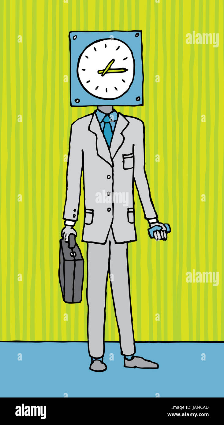 Time obsessed / Business timing Stock Photo - Alamy