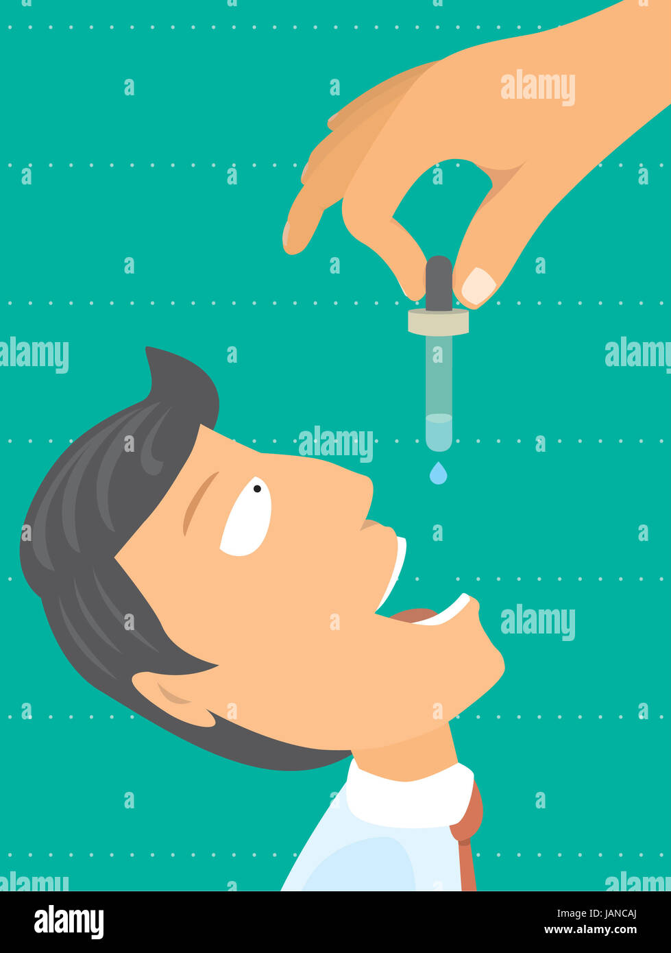 Man waiting for a drop Stock Photo - Alamy