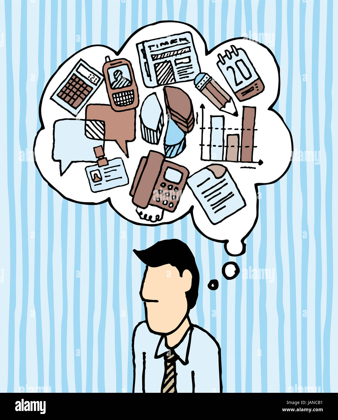 Busy Student Clipart