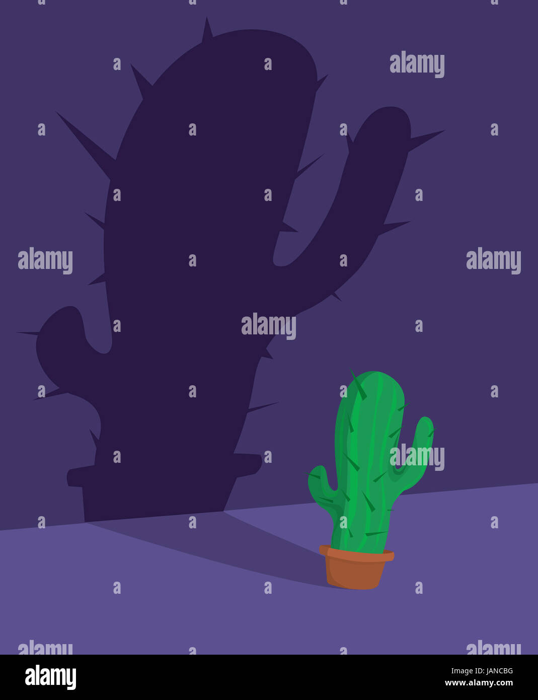 Scary cactus / Halloween Fear Stock Photo - Alamy