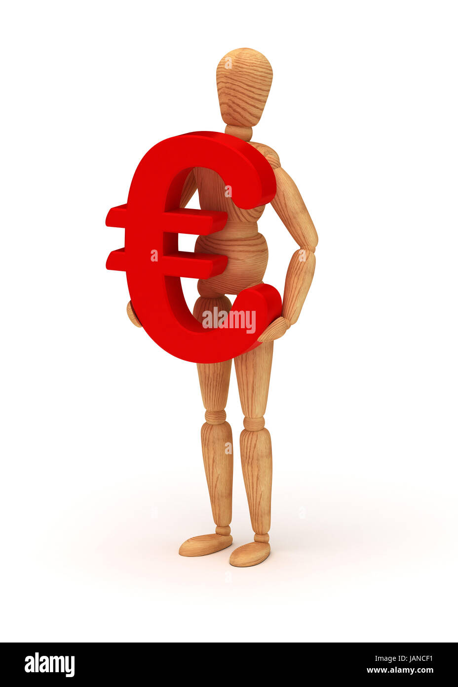3d man human euro red money business finance hi-res stock photography ...