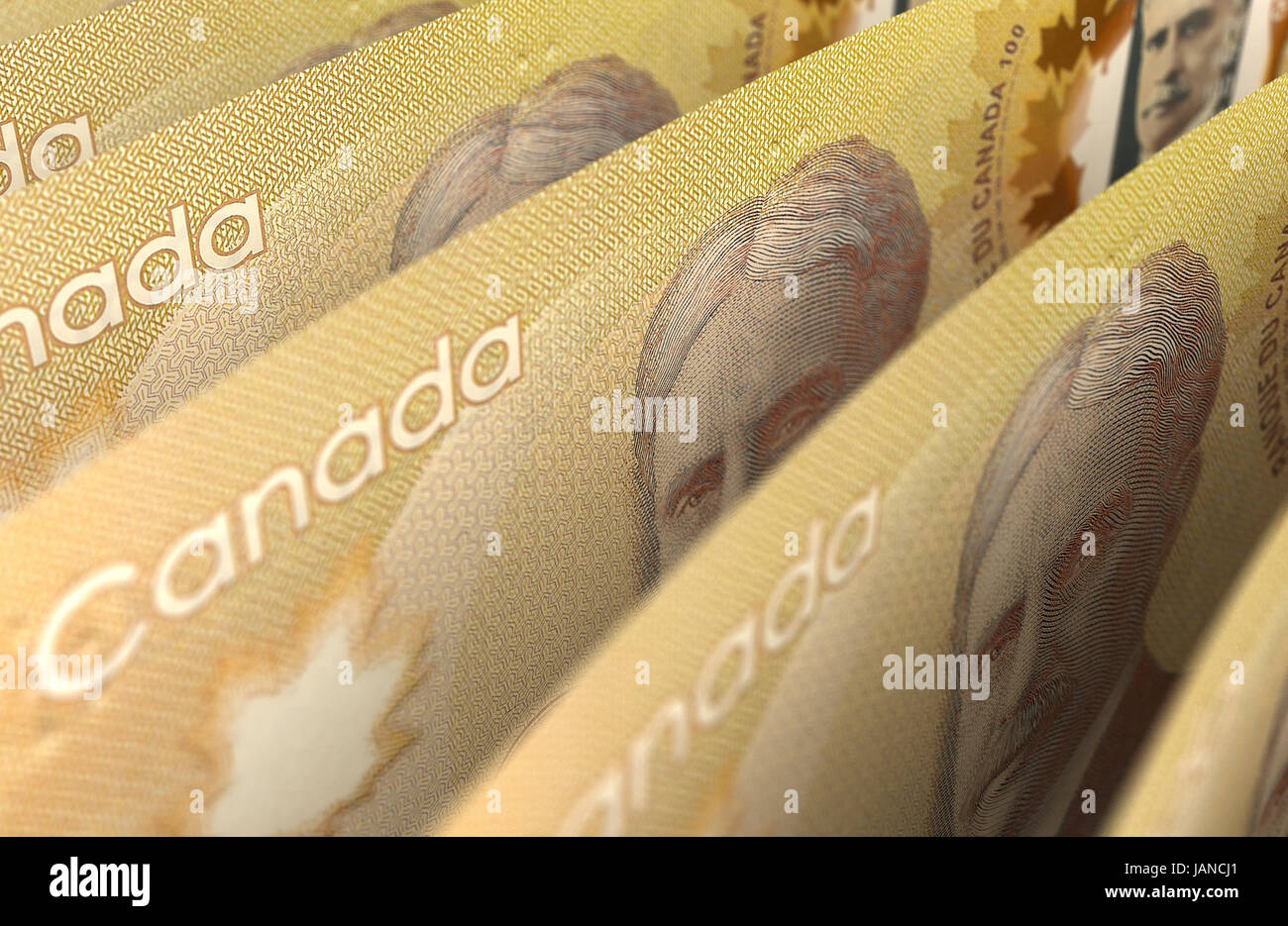 Canadian money flying hi-res stock photography and images - Alamy