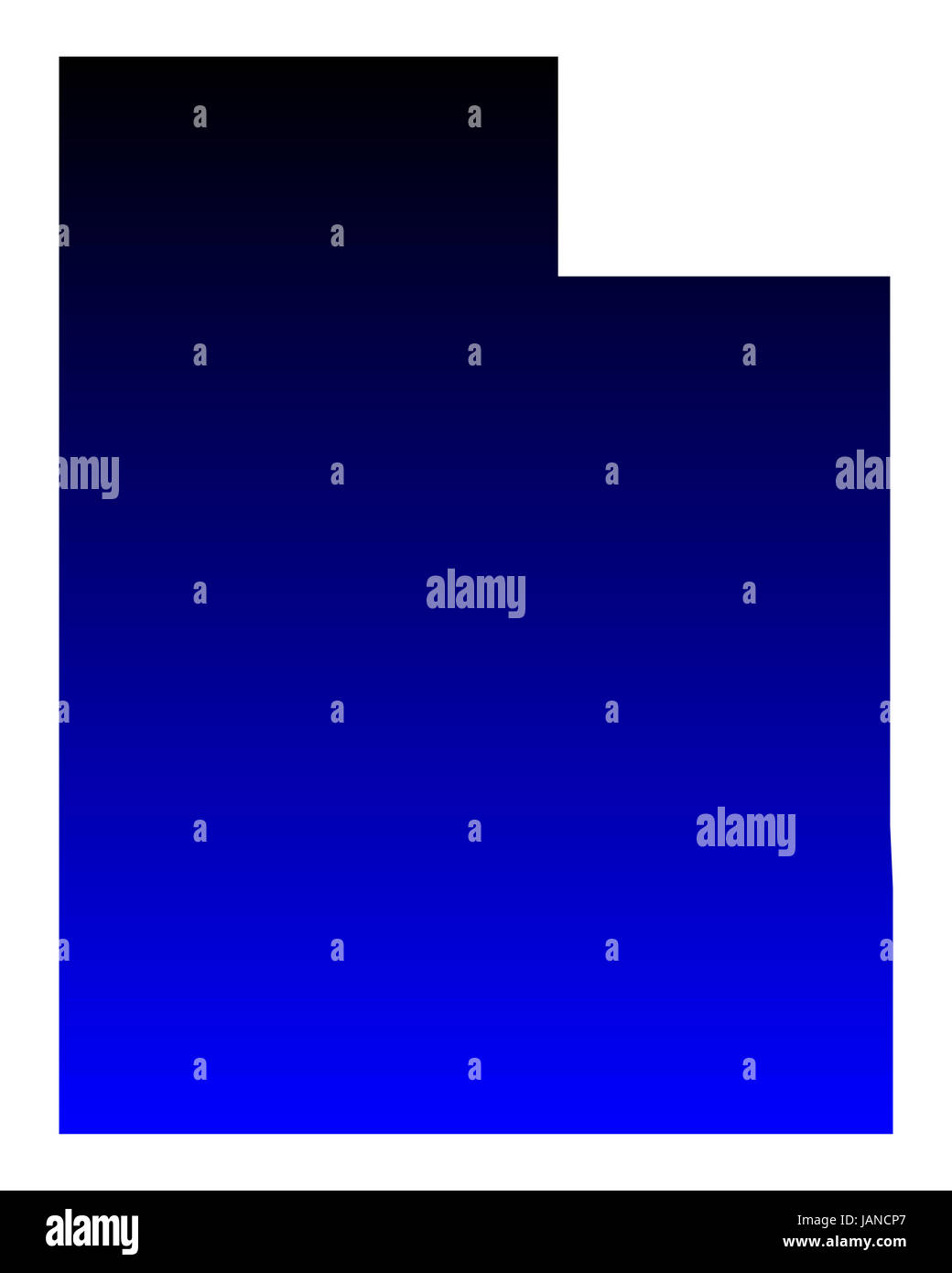 Karte von Utah Stock Photo - Alamy