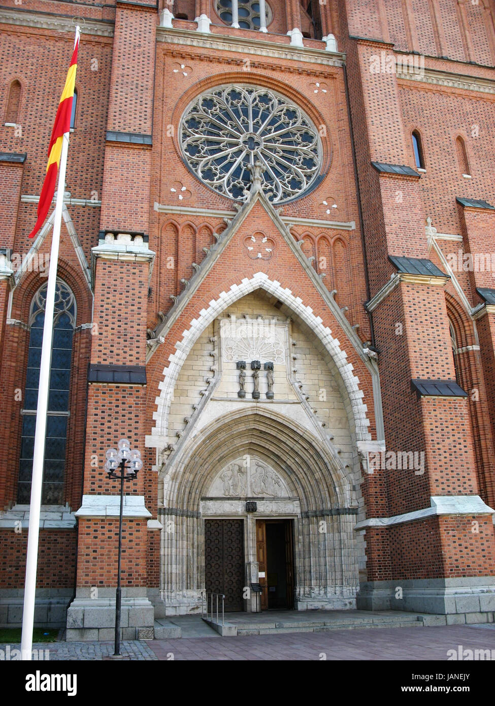 Domkyrkan in Uppsala (Sweden Stock Photo - Alamy