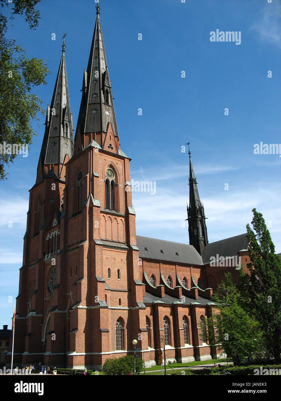 Domkyrkan in Uppsala (Sweden Stock Photo - Alamy