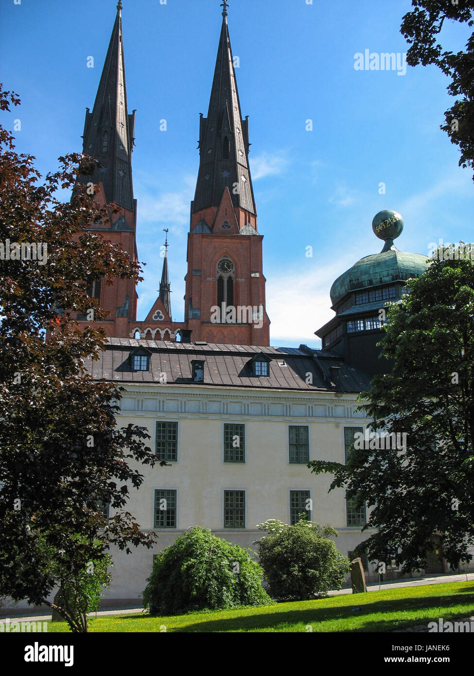 Domkyrkan in Uppsala (Sweden Stock Photo - Alamy