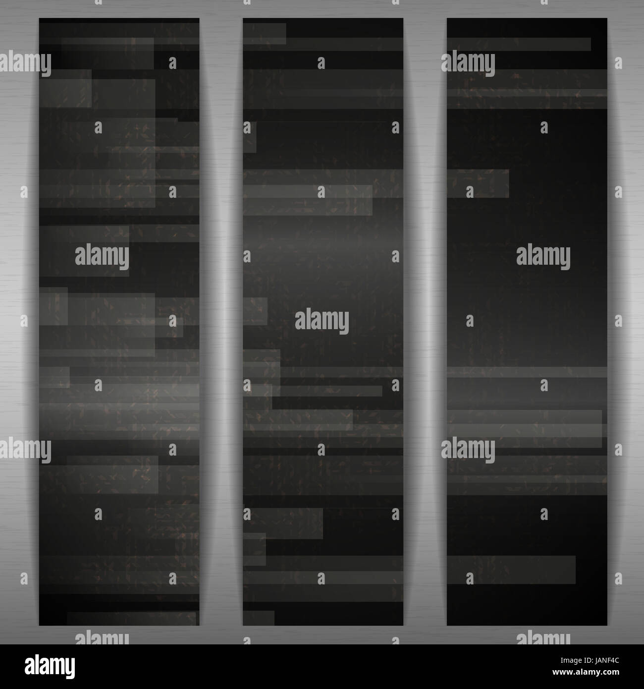 Abstract Black Rectangle Shapes Banner. Vector Illustration. Eps 10 ...