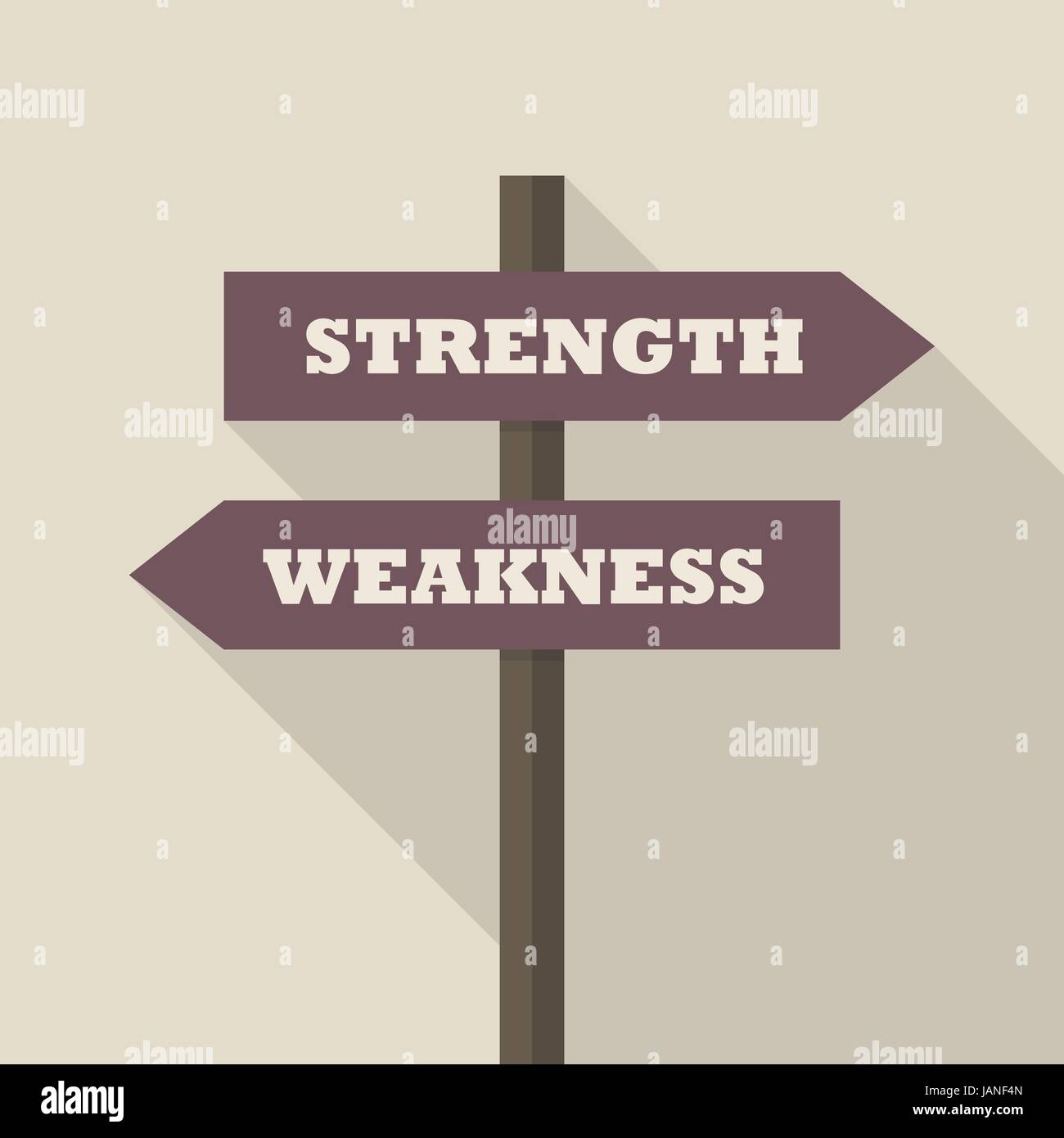 Overcome weakness Stock Vector Images - Alamy