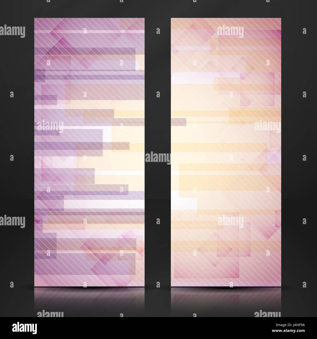 Abstract Pink Rectangle Shapes Banner. Vector Illustration. Eps 10 ...