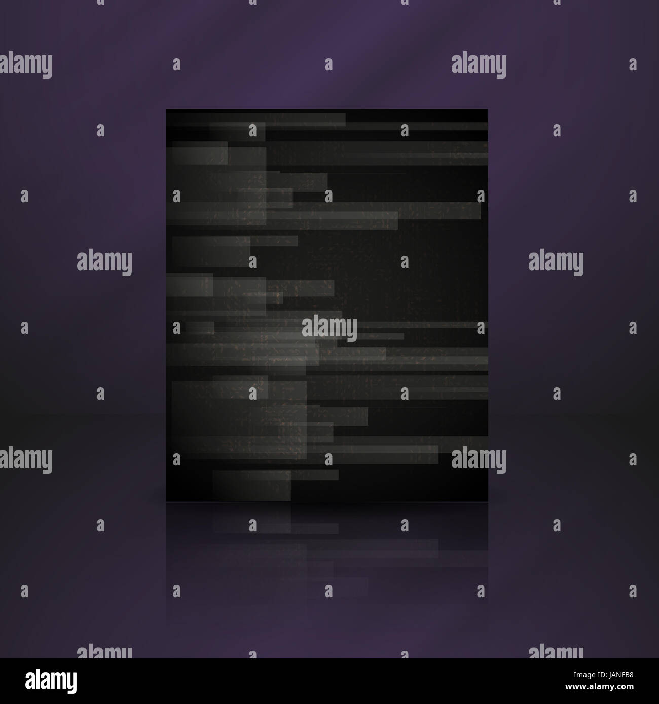 Abstract Black Rectangle Shapes Background. Vector Illustration. Eps 10 ...