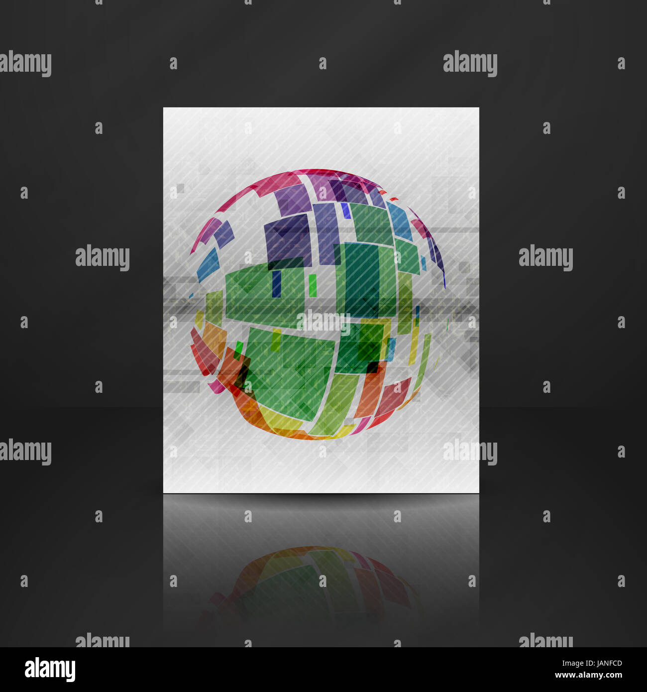 Colorful Globe Design. Vector Illustration. Eps 10 Stock Photo - Alamy