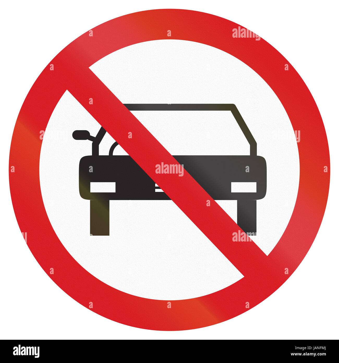 No entry cars and motorcycles Cut Out Stock Images & Pictures - Alamy