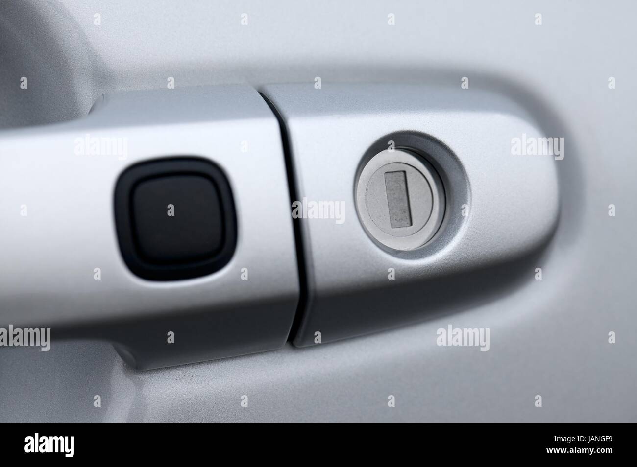 Car door handle close up Stock Photo - Alamy
