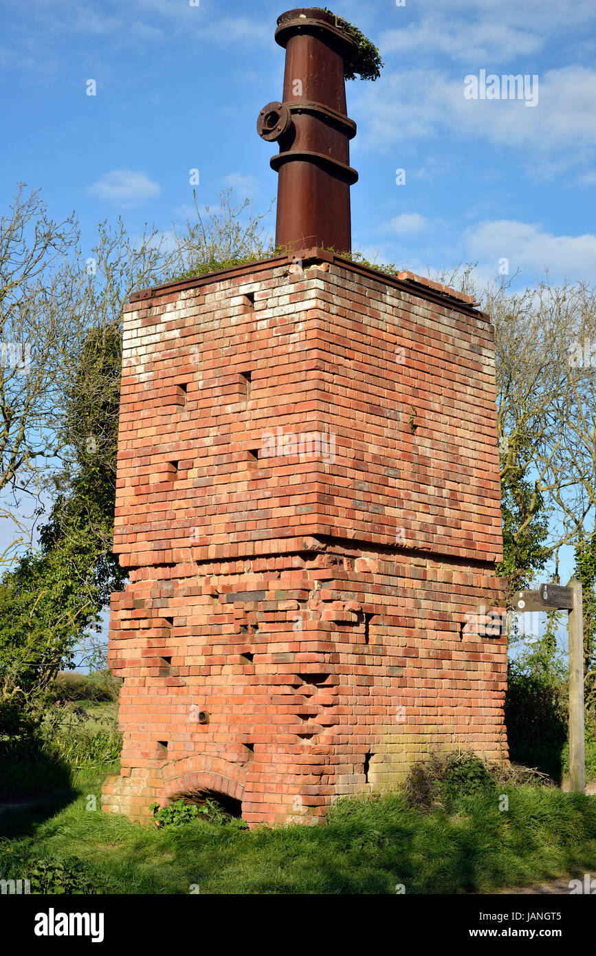 Old Shale Oil Retort House, Kilve Beach, Somerset Remnant of an attempt ...