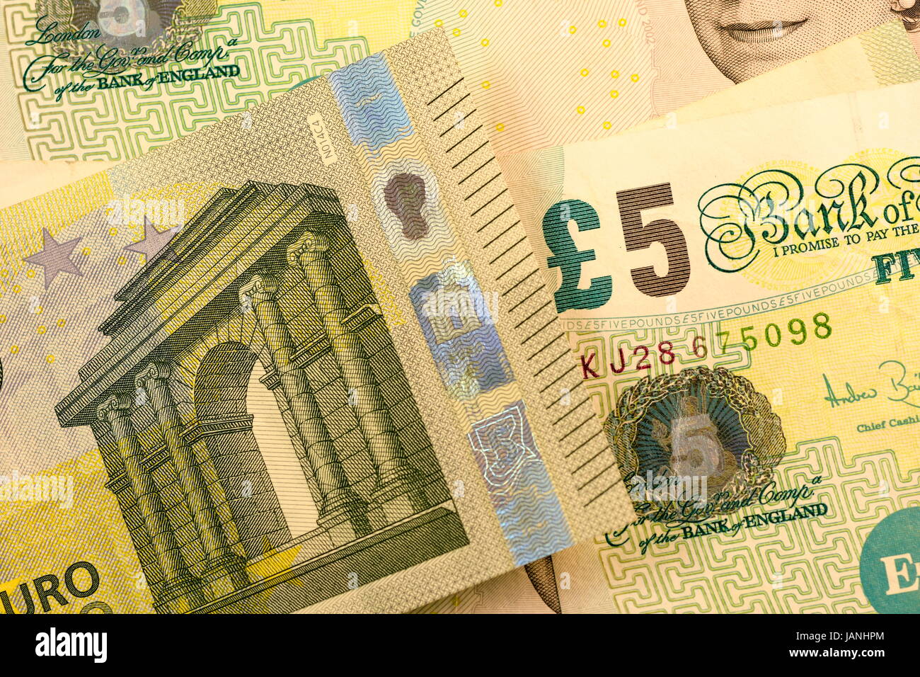 One dollar bill british pound hi-res stock photography and images - Alamy