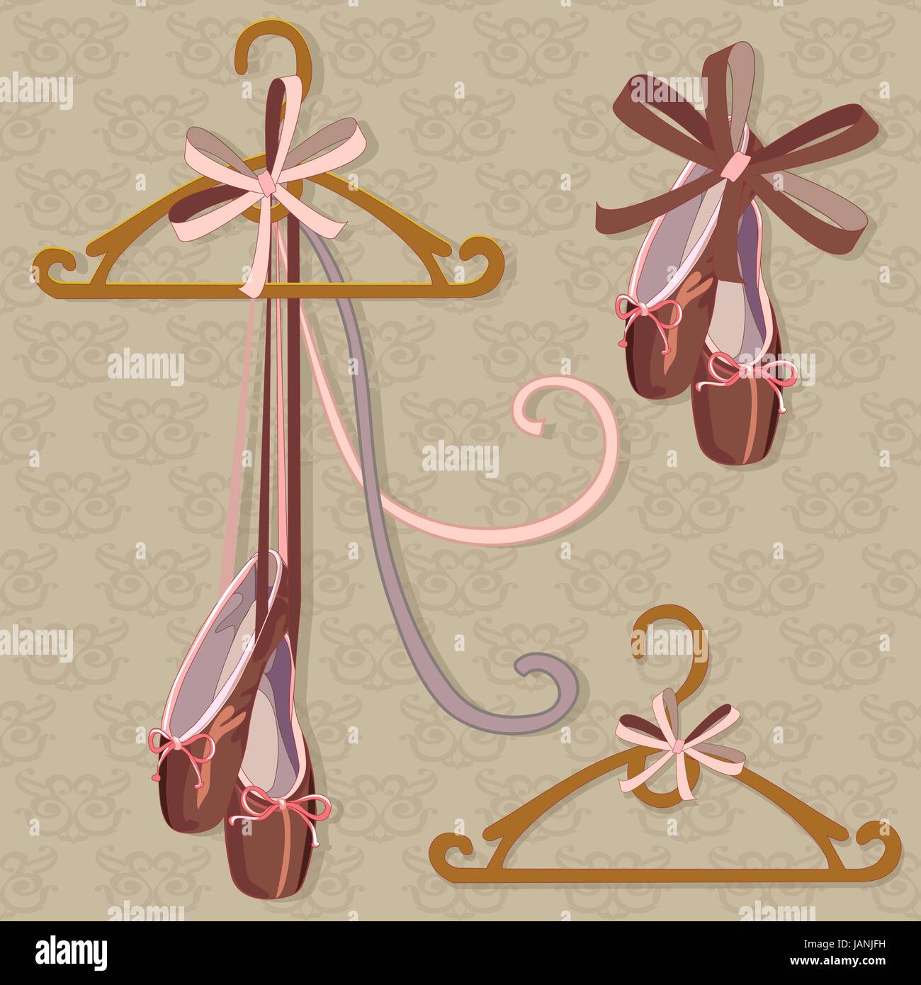 Dancing ballet hanging Stock Vector Images - Alamy