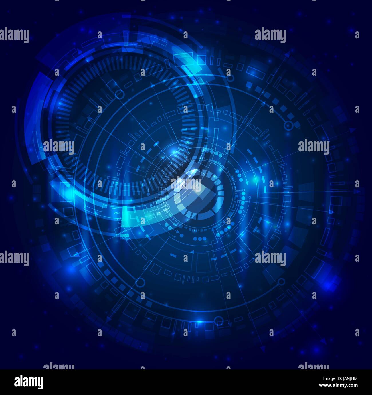 Fantastic space blue abstract background Stock Vector Image & Art - Alamy