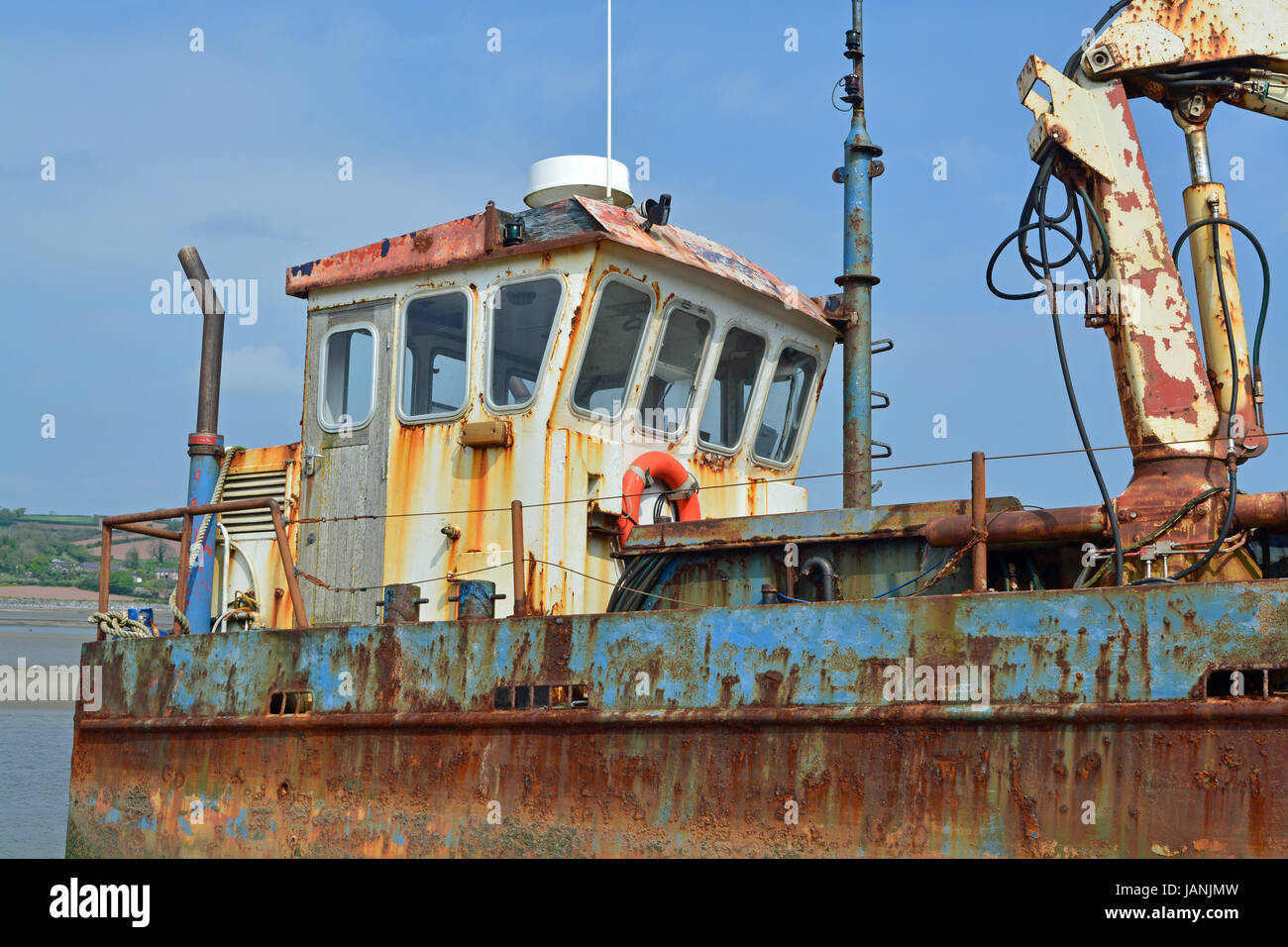 Rusty old fishing boat hi-res stock photography and images - Alamy