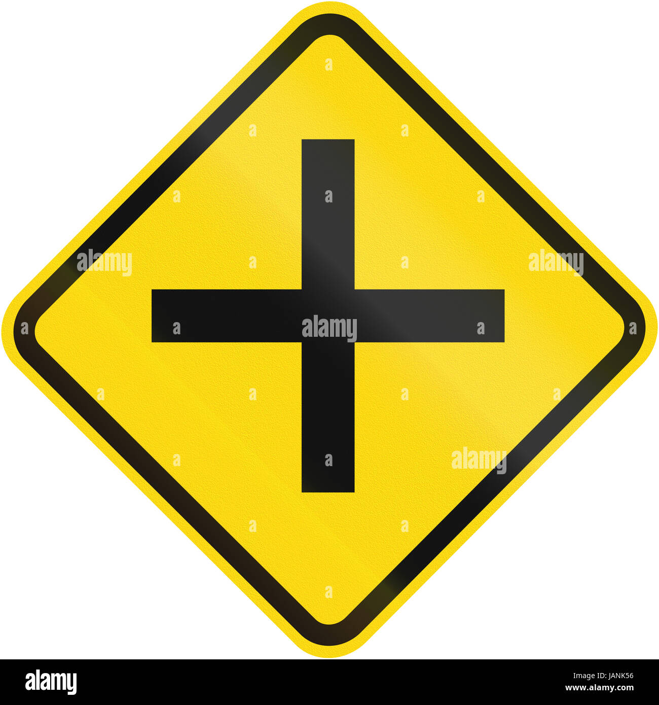 Uncontrolled junction sign hi-res stock photography and images - Alamy