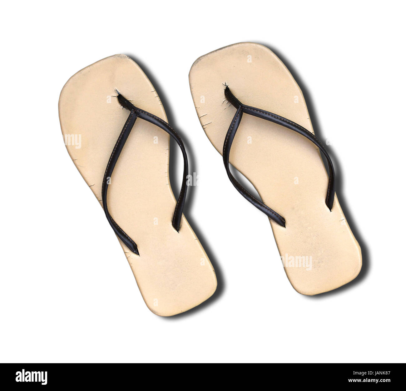 Old flip flop Cut Out Stock Images & Pictures - Alamy