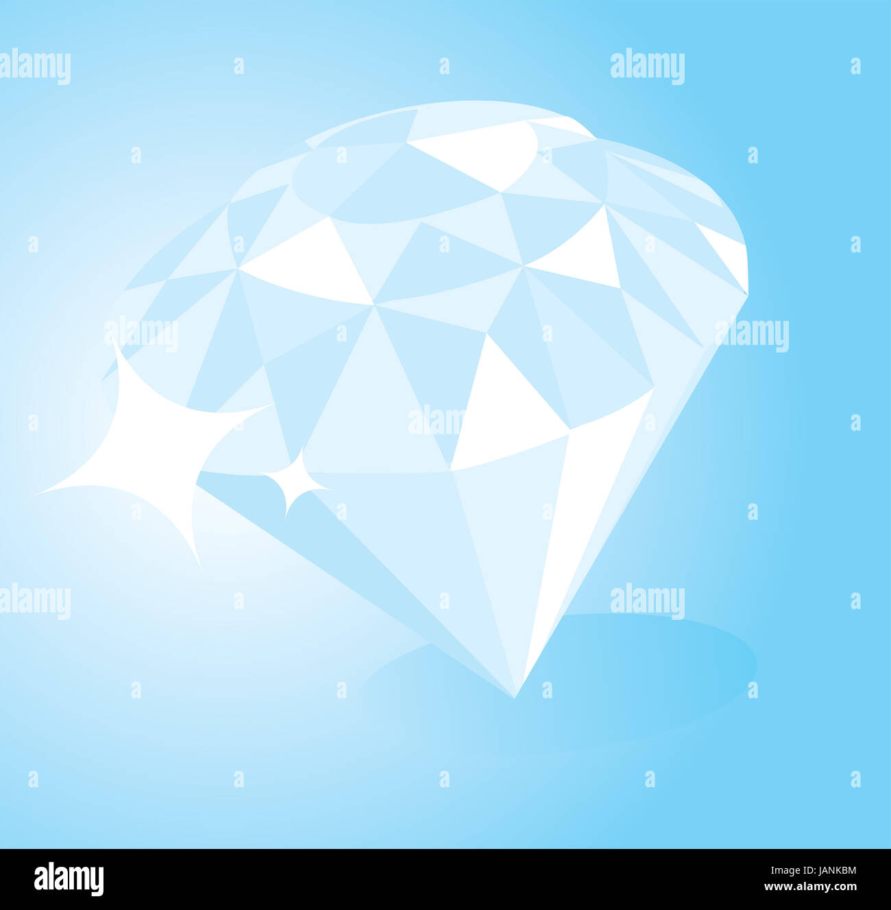Shiny expensive looking diamond Stock Photo - Alamy