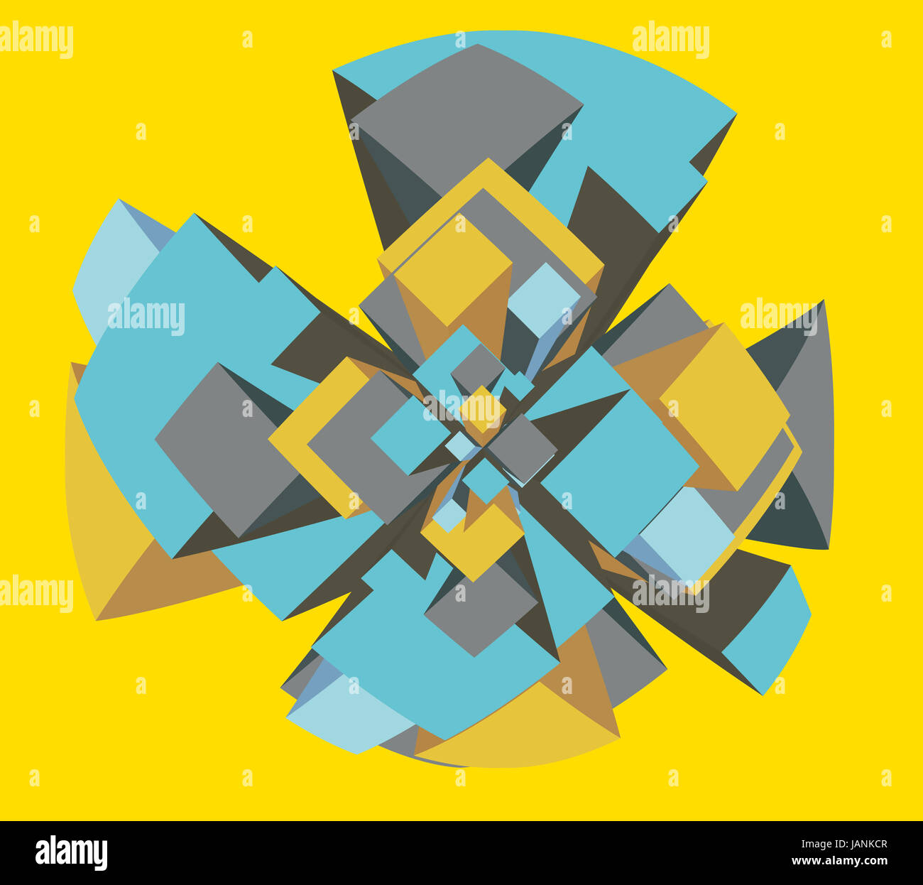 Digital future explosion background Stock Photo - Alamy