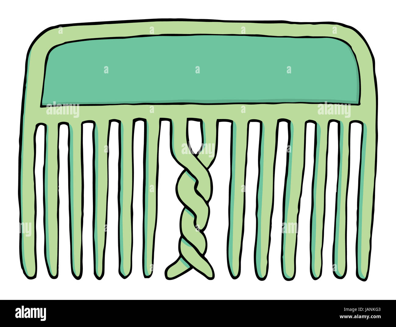 Hair comb cartoon hi-res stock photography and images - Alamy
