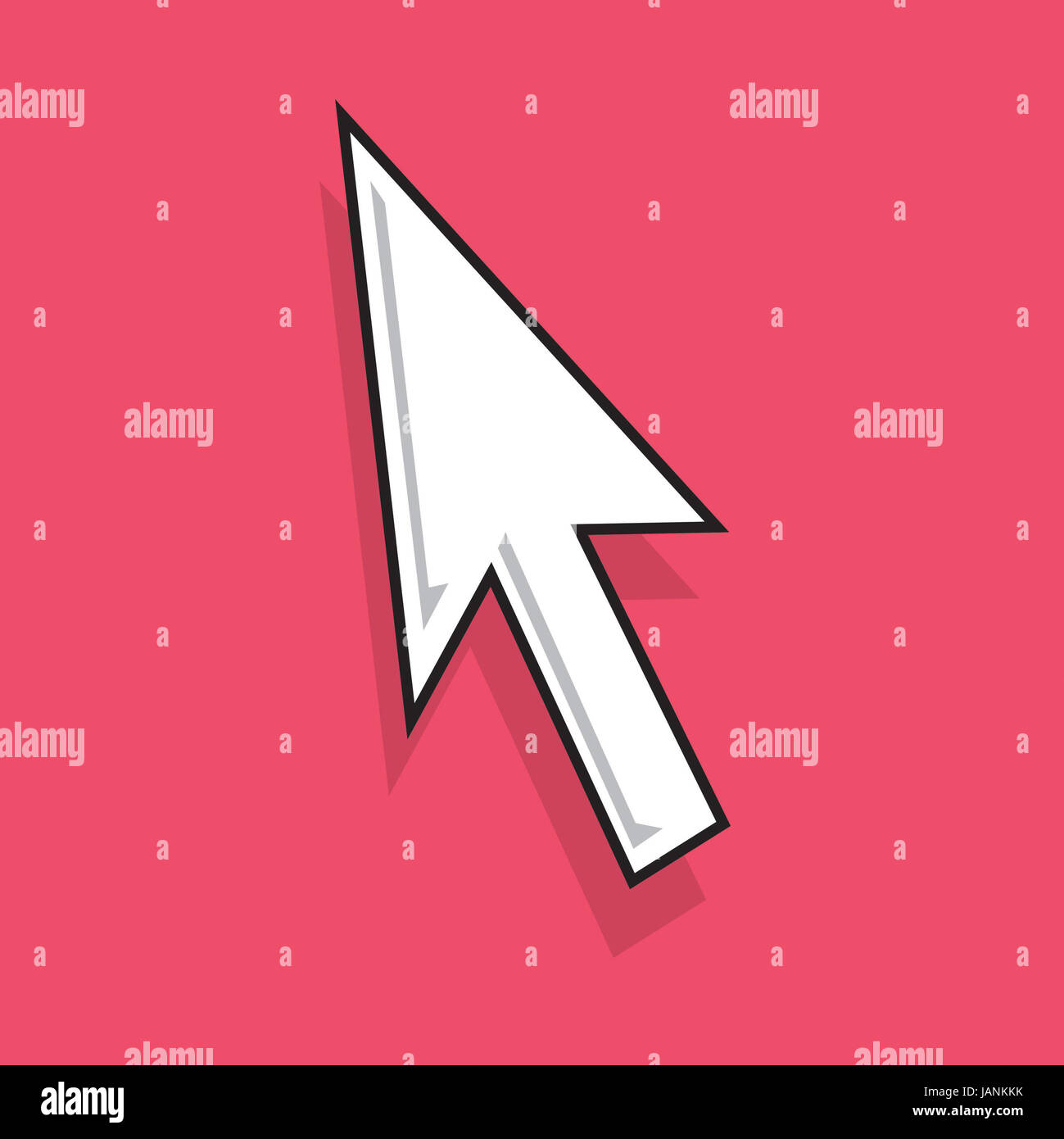 Cursor mouse arrow icon vector hi-res stock photography and images - Alamy