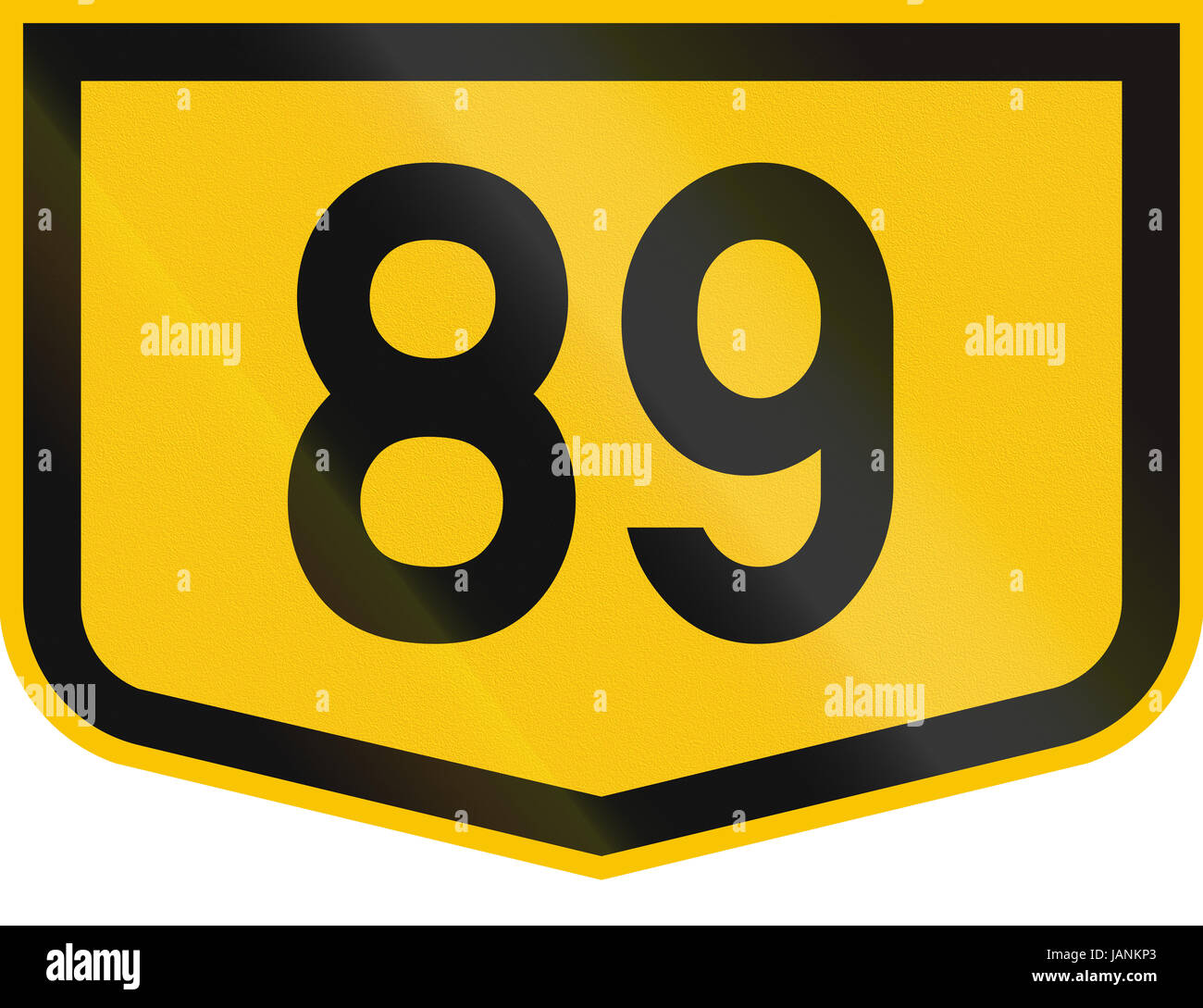 Road marker for Municipal Road DC 89 in Romania Stock Photo - Alamy