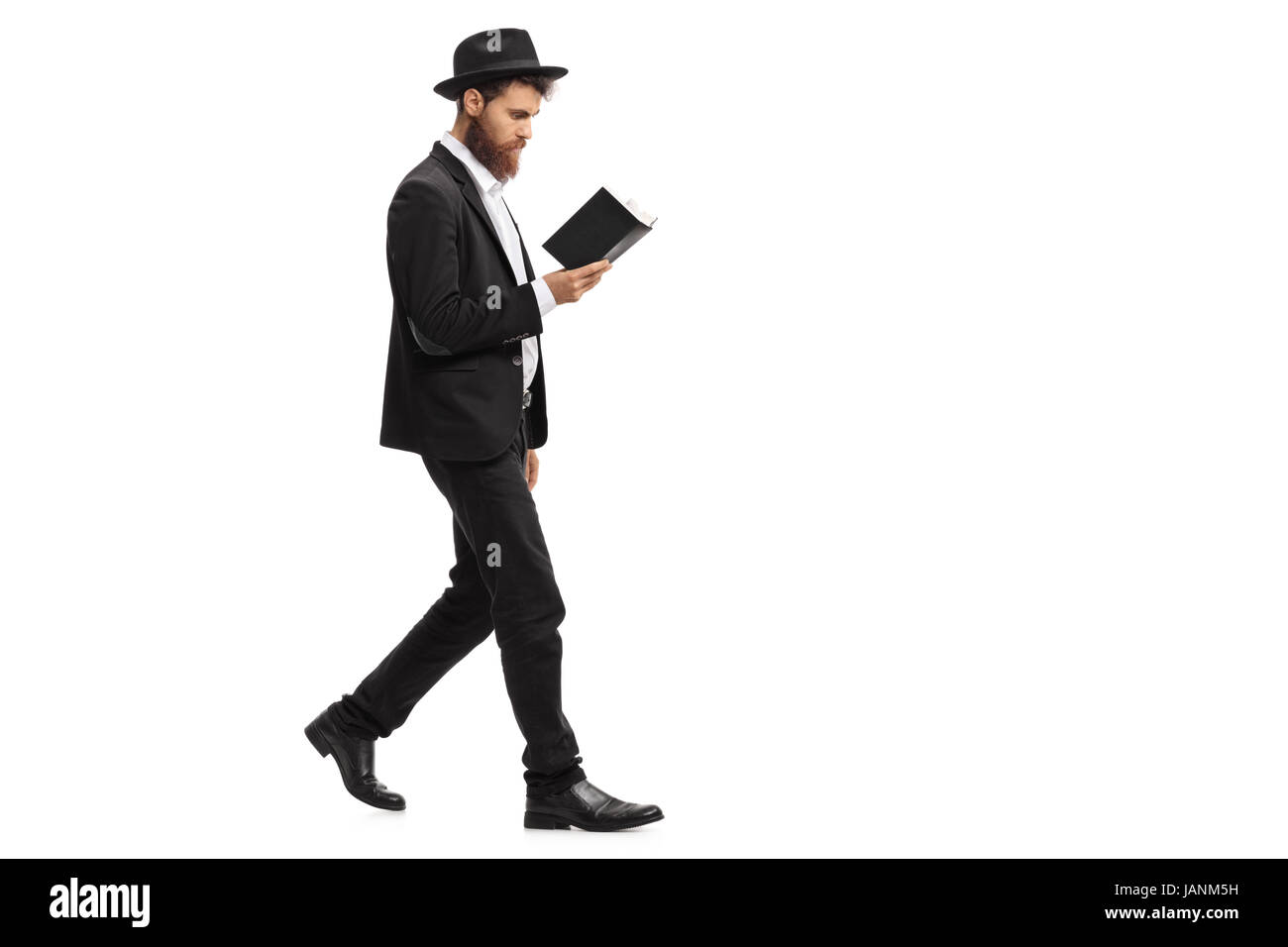 Man walking profile hi-res stock photography and images - Alamy