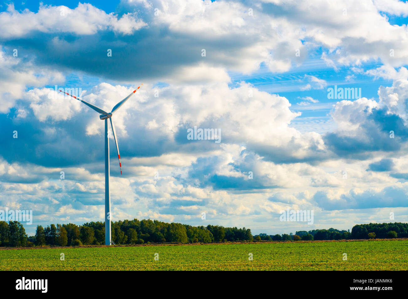 An image of windturbine on sunny day Stock Photo - Alamy