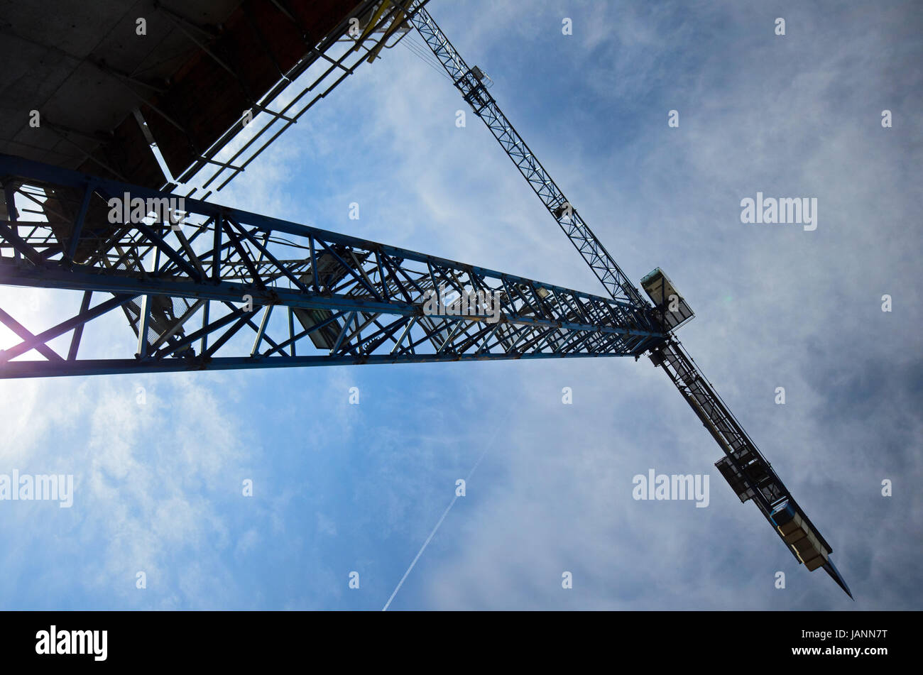 Photo of new building being constructed Stock Photo - Alamy
