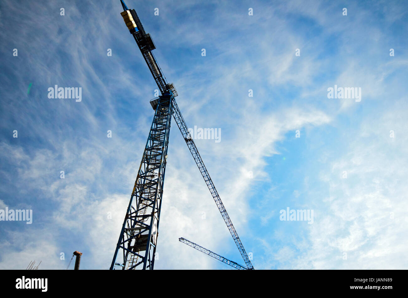 Photo of new building being constructed Stock Photo - Alamy
