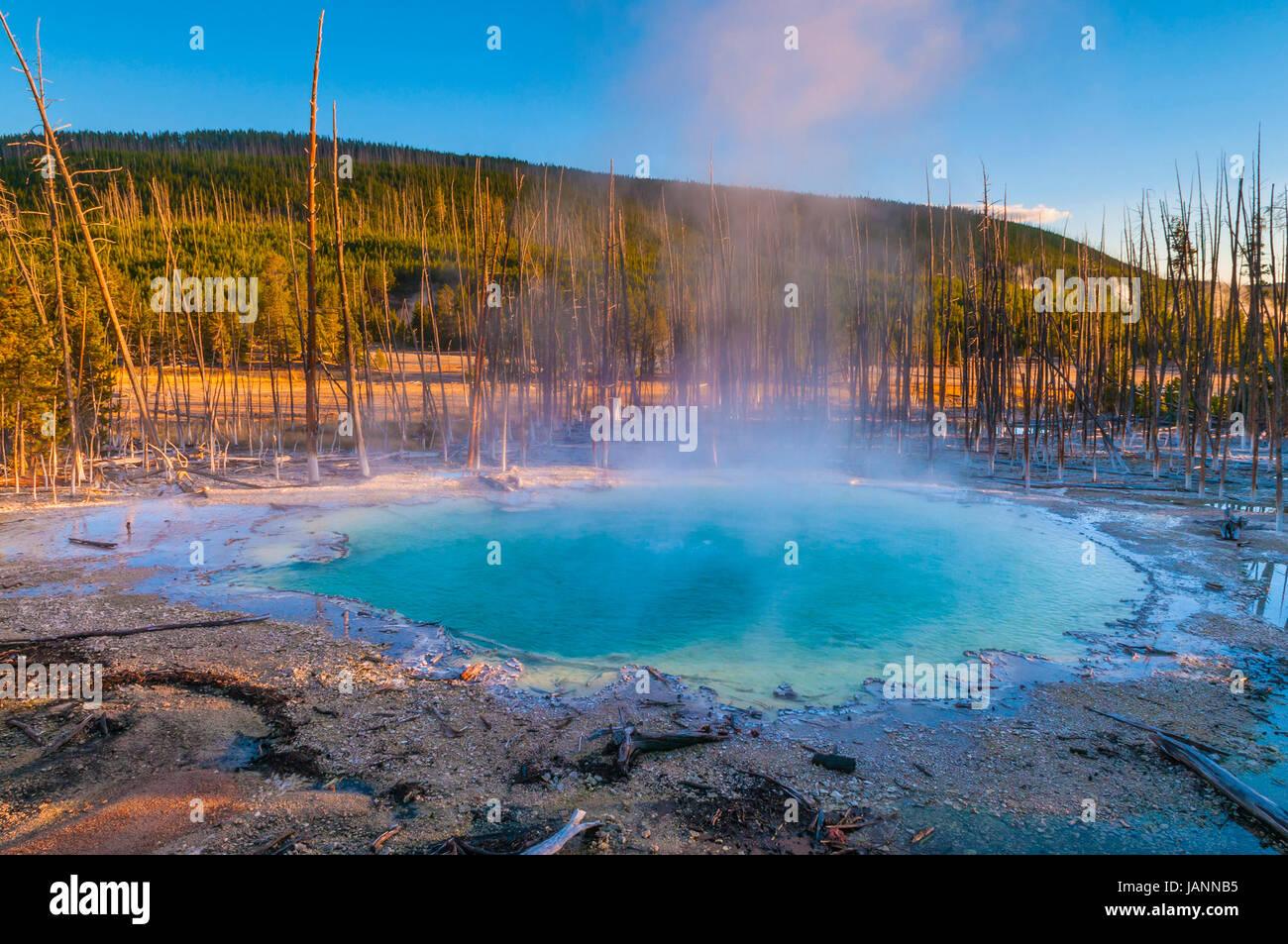 Cistern spring yellowstone hi-res stock photography and images - Alamy