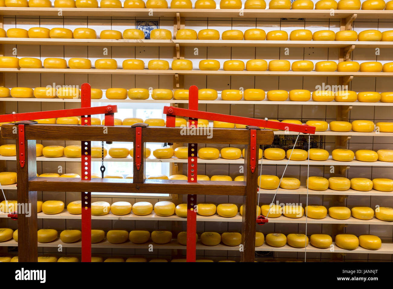Dutch cheese shapes in the Netherlands Stock Photo - Alamy