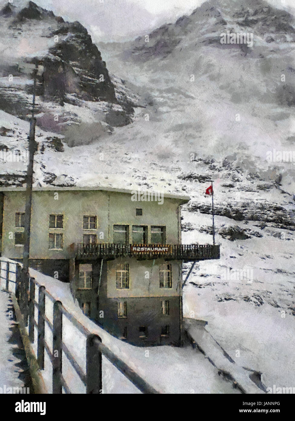 Eigergletscher restaurant hi-res stock photography and images - Alamy