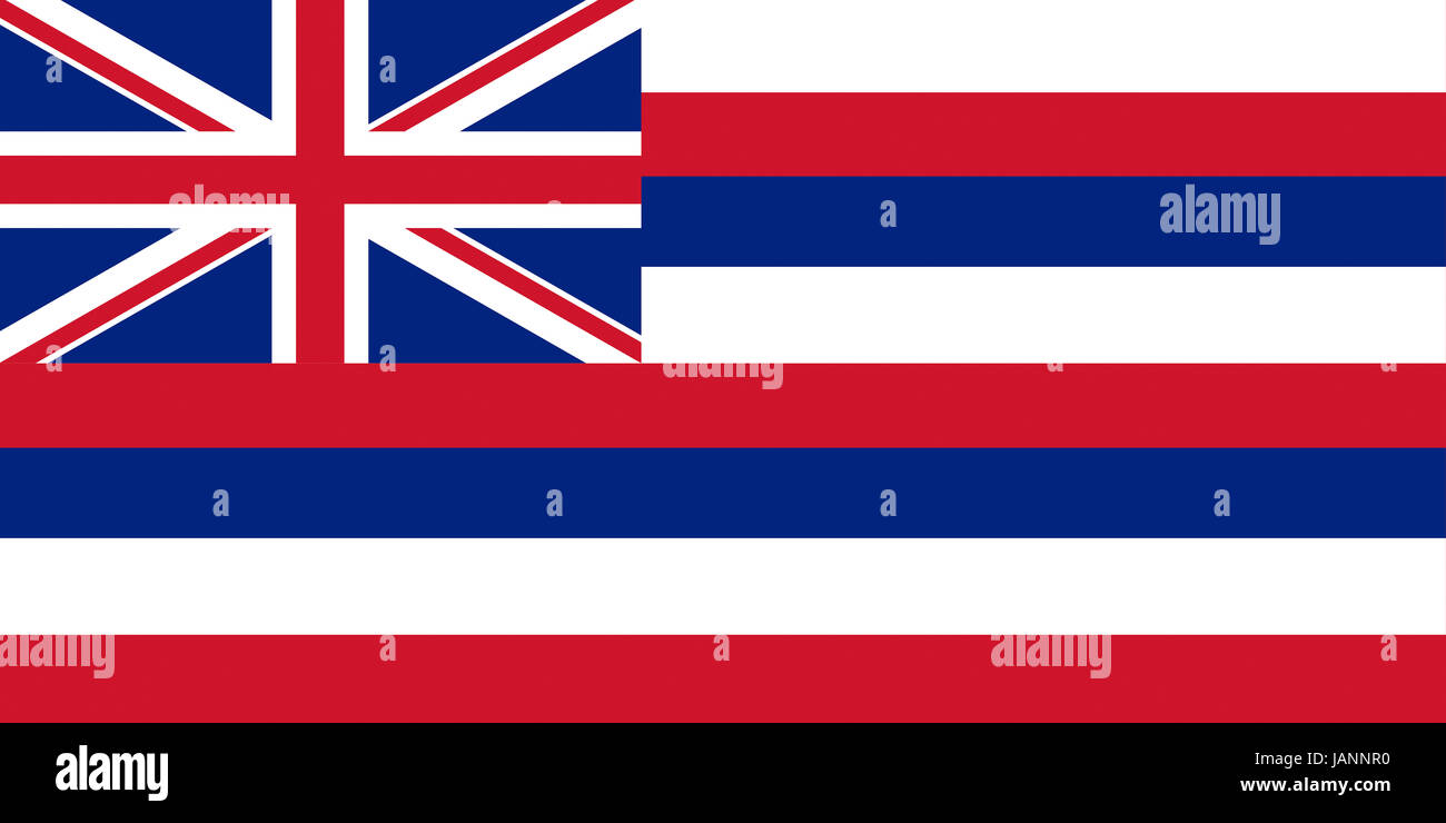 Hawaii state flag hi-res stock photography and images - Alamy