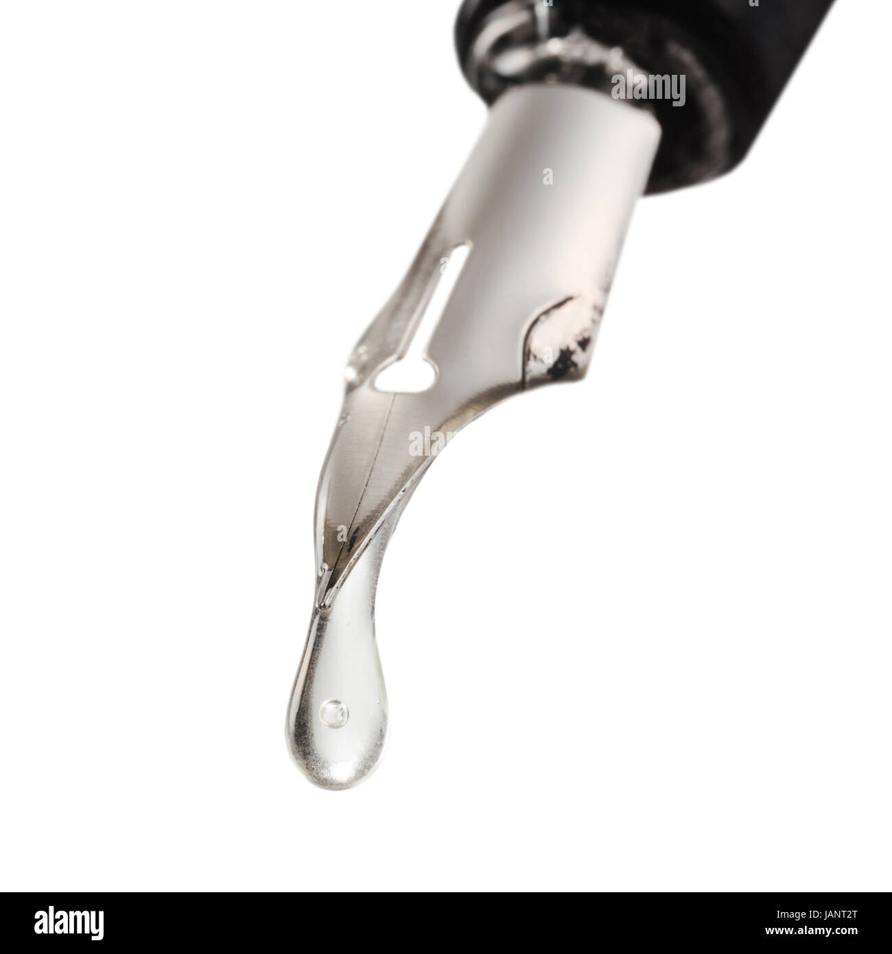Ink pen dripping ink Cut Out Stock Images & Pictures - Alamy