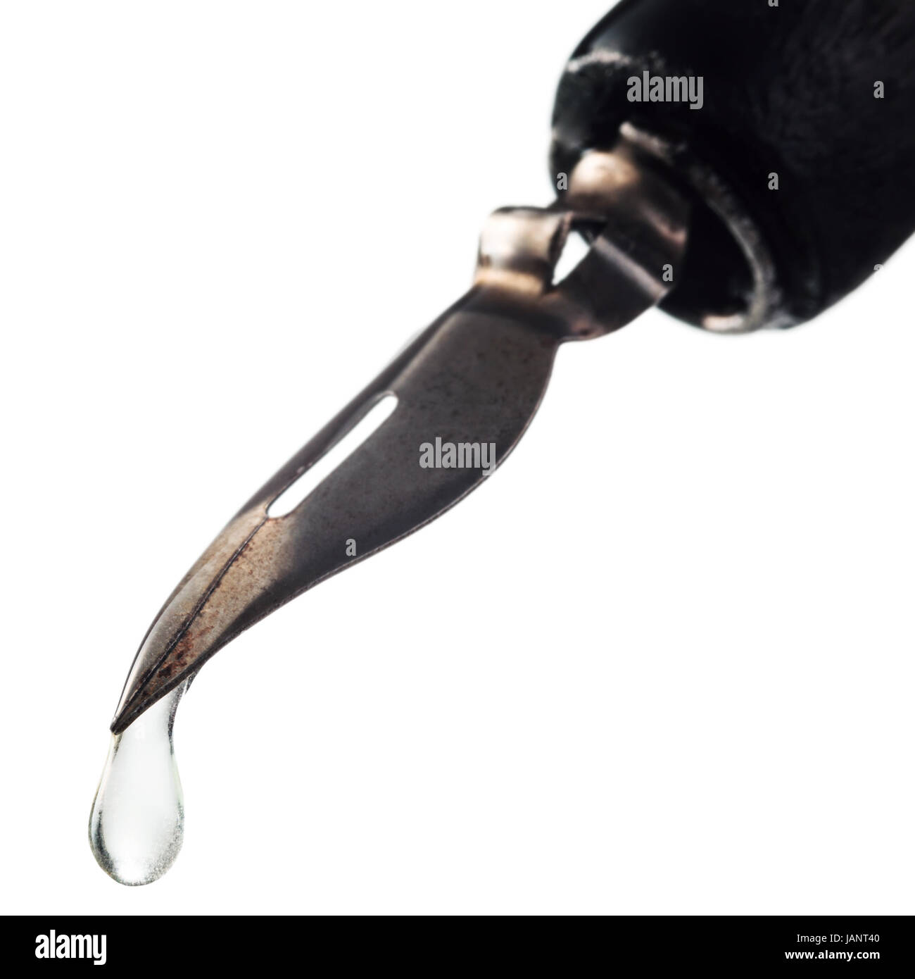 Ink pen dripping ink hi-res stock photography and images - Alamy