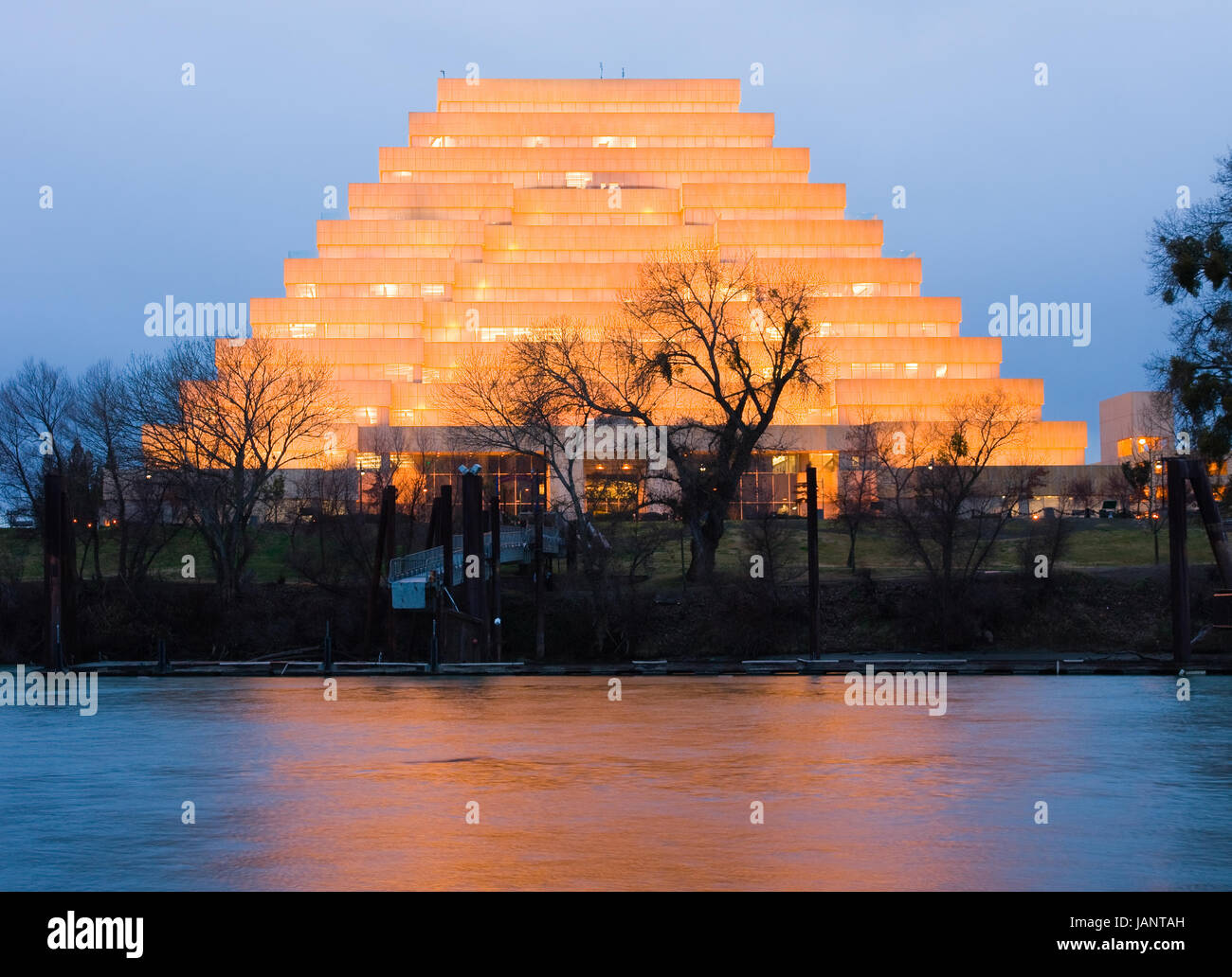 Ziggurat building west sacramento california hi-res stock photography ...