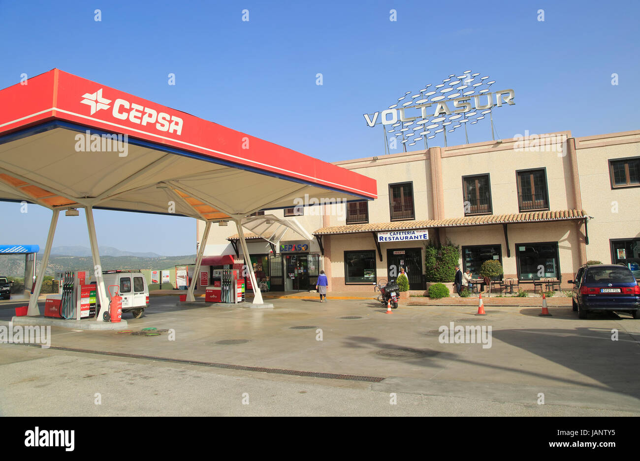 Cepsa petrol station hi-res stock photography and images - Alamy