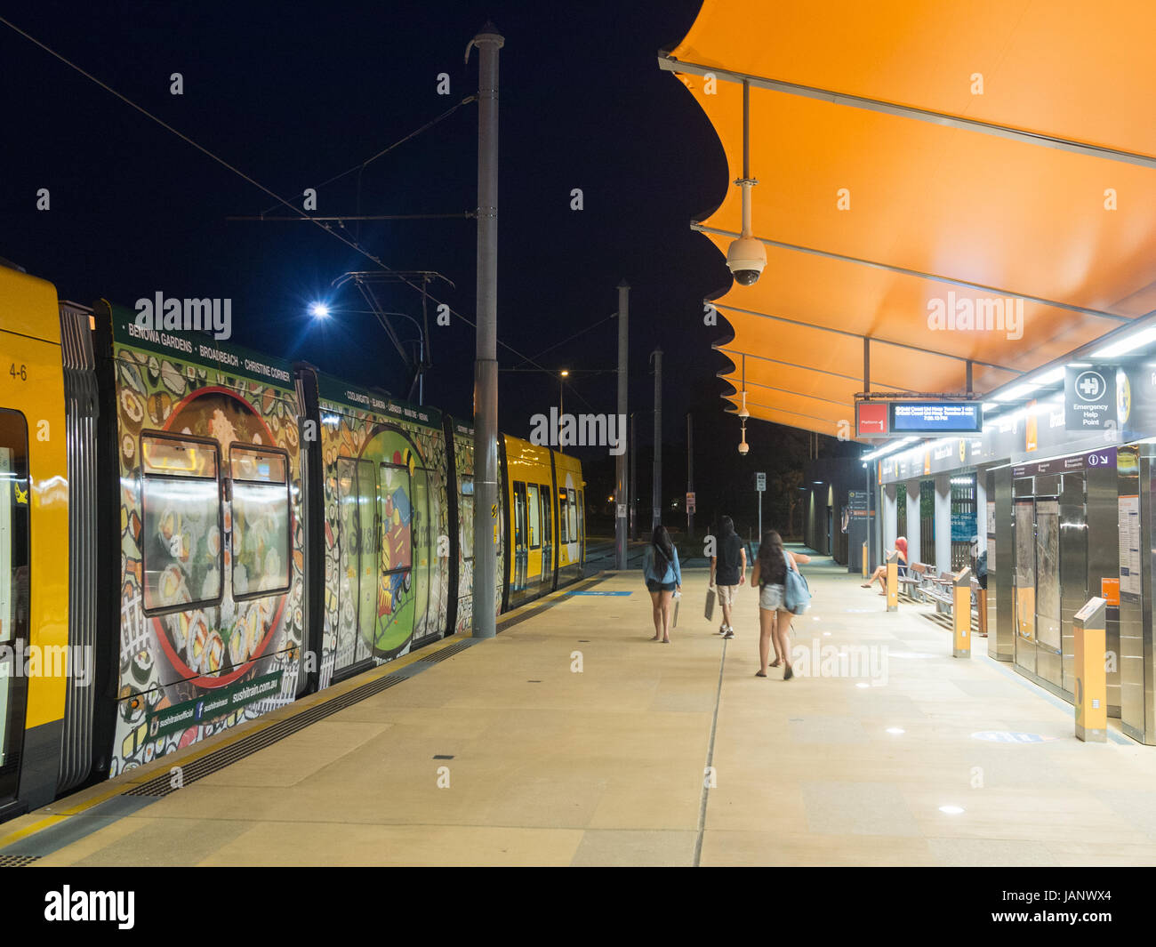 Light rail platform hi-res stock photography and images - Alamy