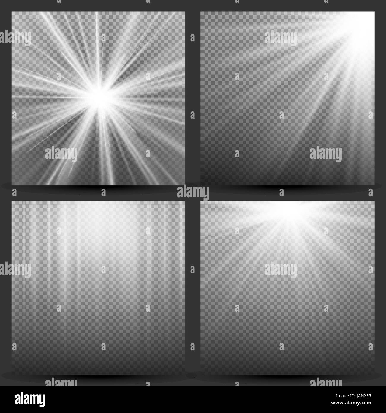 Light Beam Rays Vector. Light Effect Vector. Rays Burst Light.Isolated ...