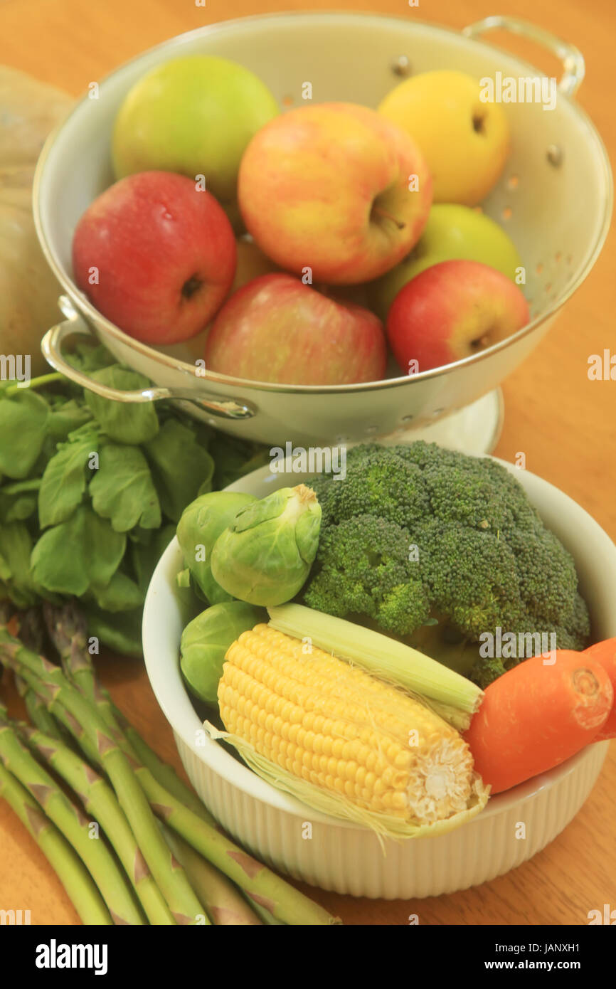 Garden Fresh Foods and Vegetables Grown and Ripe Stock Photo - Alamy